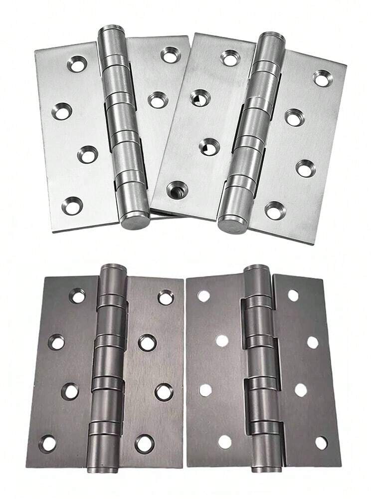Stainless Steel 3.0 Thickened Heavy Door Mute Hinge 4 Inch Ball Bearing ...