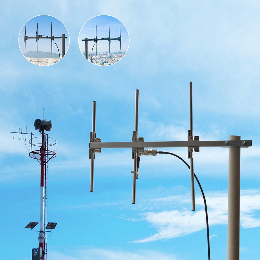 UHF High Gain Foldable Yagi Antenna 400-470Mhz 70cm Outdoor Directional ...