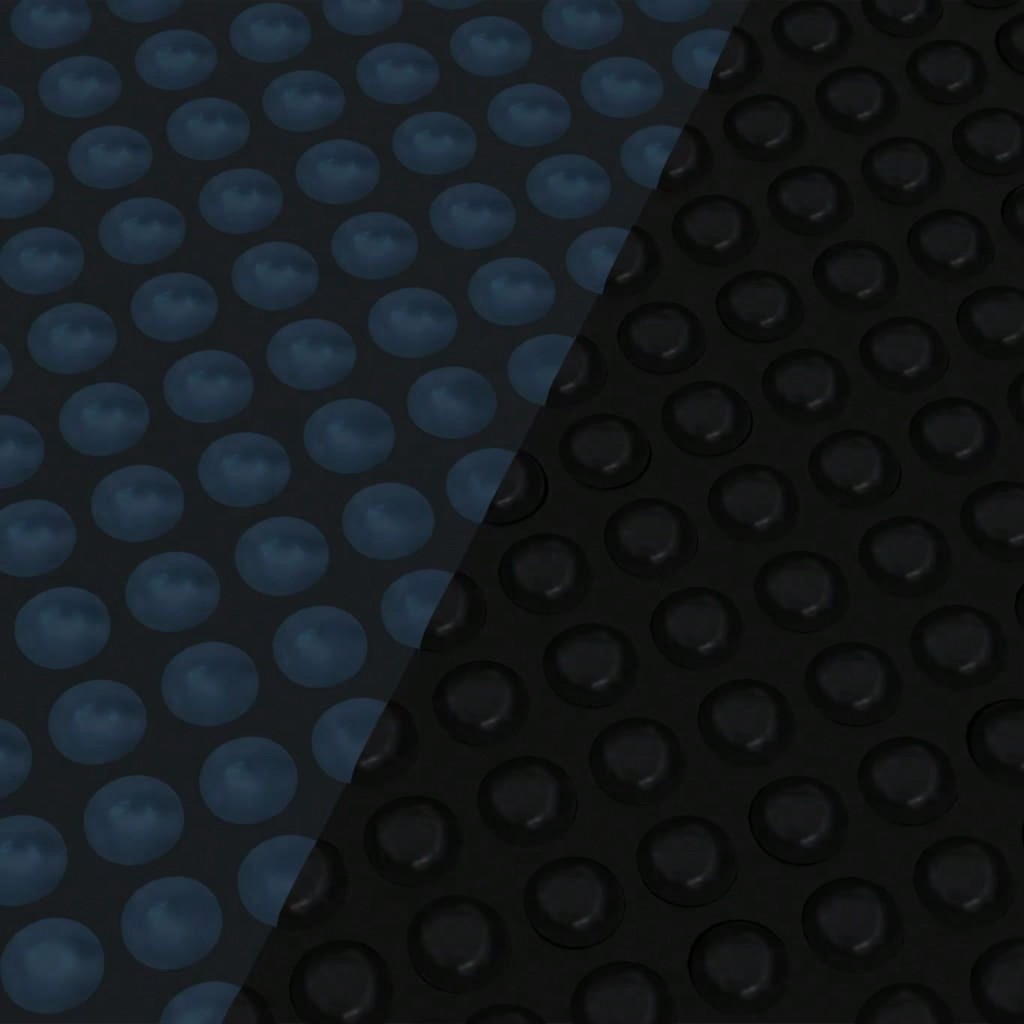 Floating Solar Pool Cover Black And Blue 488x244 Cm Heat Retention Film ...