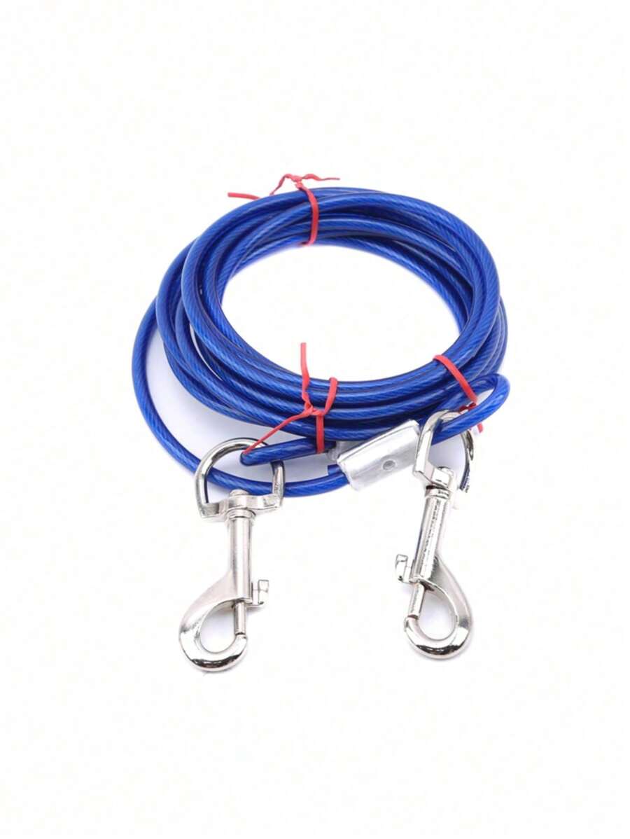 Extended Steel Wire Dog Rope Dog Chain Double Ended Dog Leash Pet ...