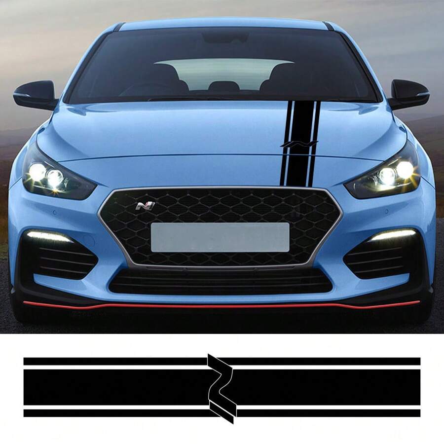 For I30N I30 I20 N-Line GDI MK3 Racing Sport Car Hood Bonnet Sticker ...