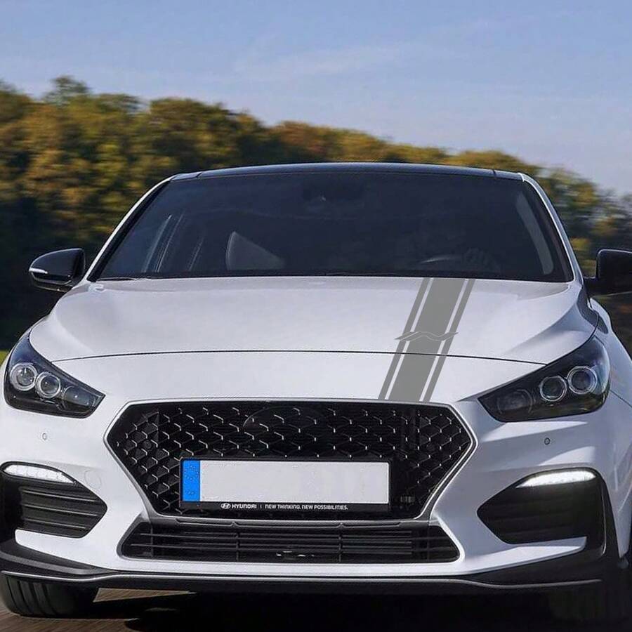 For I30N I30 I20 N-Line GDI MK3 Racing Sport Car Hood Bonnet Sticker ...