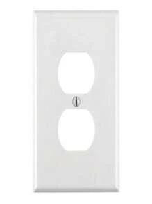Cooper Wiring Device PJ8W 1-Gang White Recepticle Plate - Pack Of 25 ...