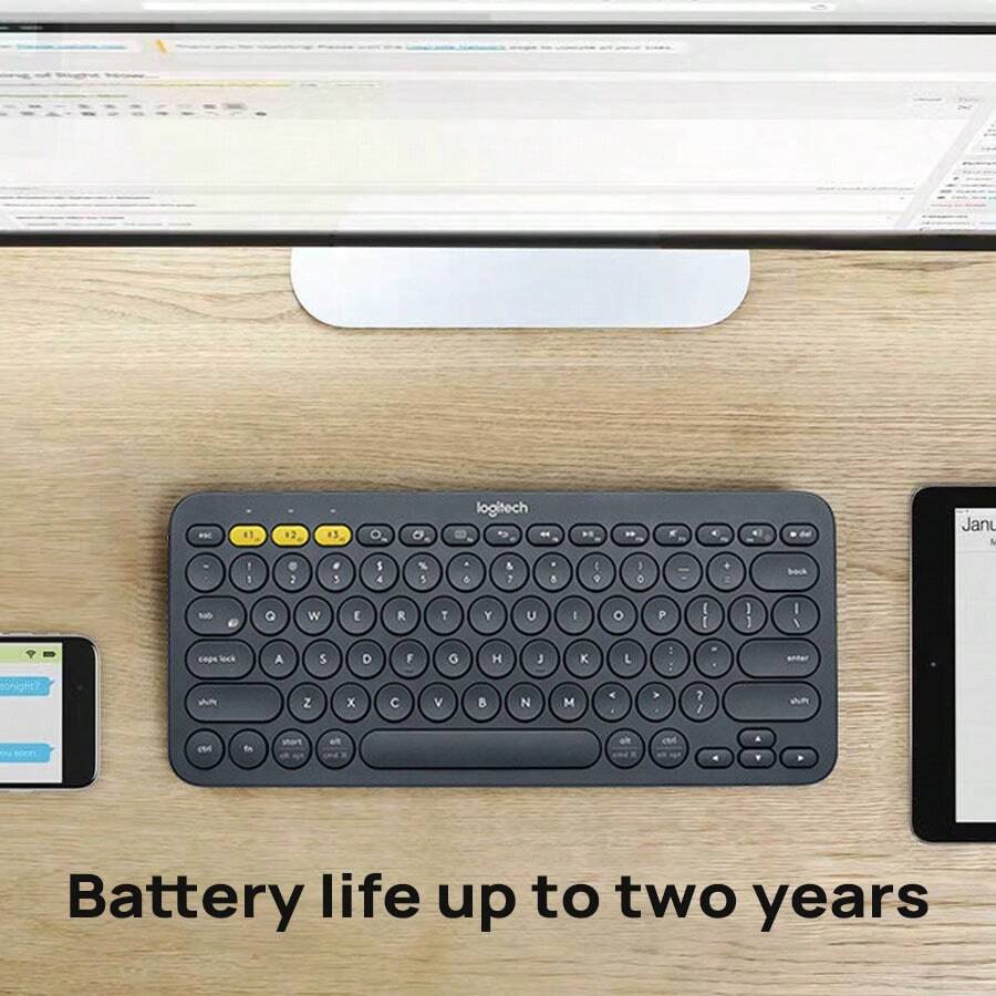 Logitech Bluetooth Wireless Keyboard K380, Fashion, Lightweight ...