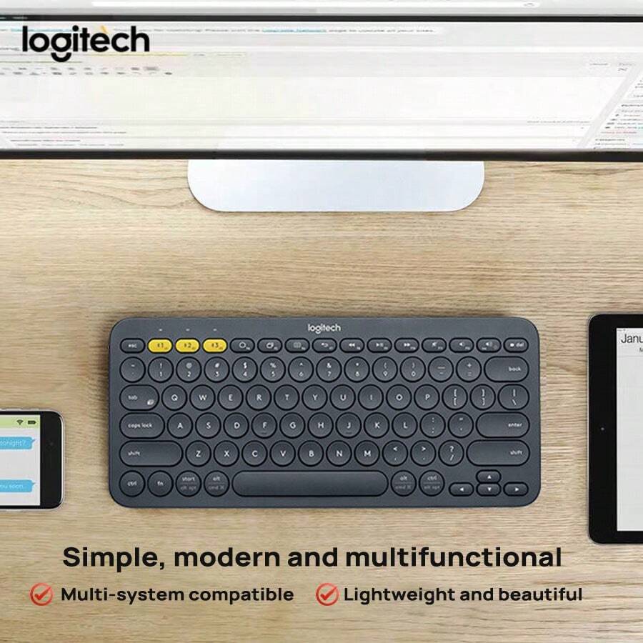 Logitech Bluetooth Wireless Keyboard K380, Fashion, Lightweight ...