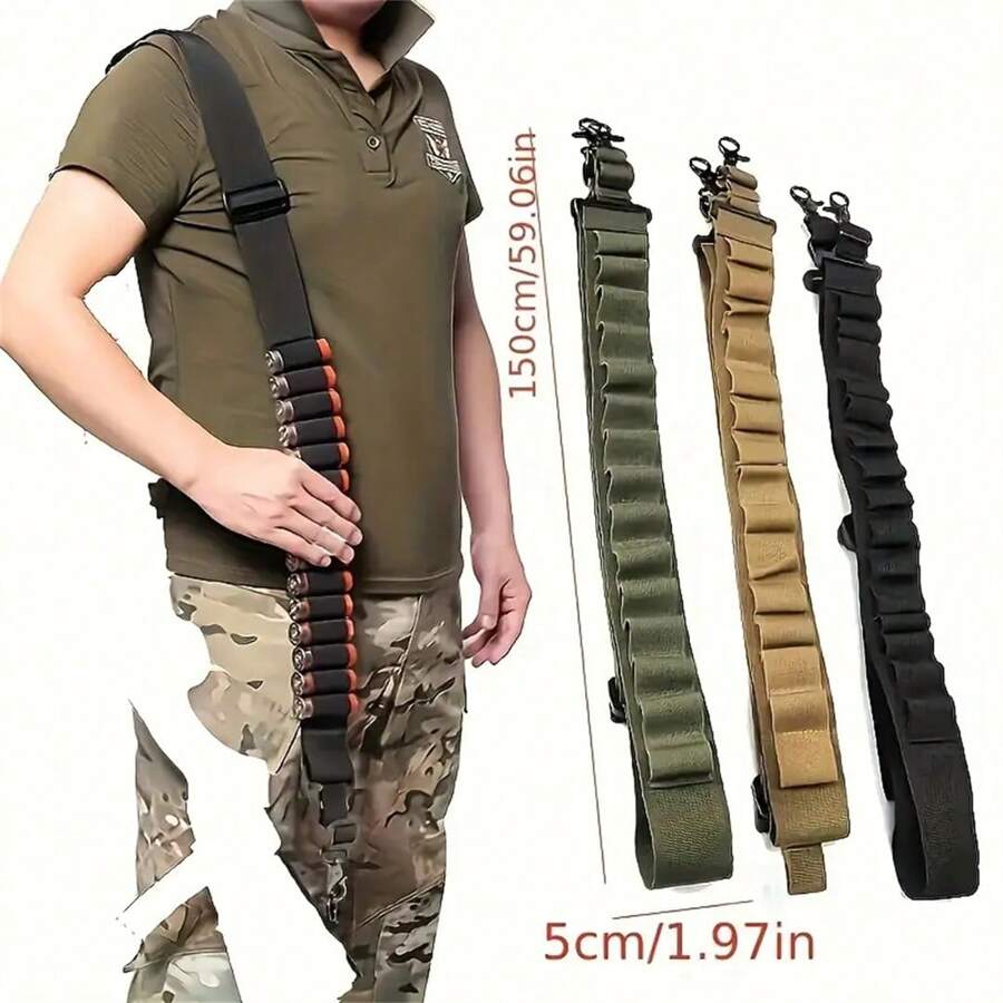 2-Point Adjustable Tactical Shoulder Strap With Quick Release Rotating ...