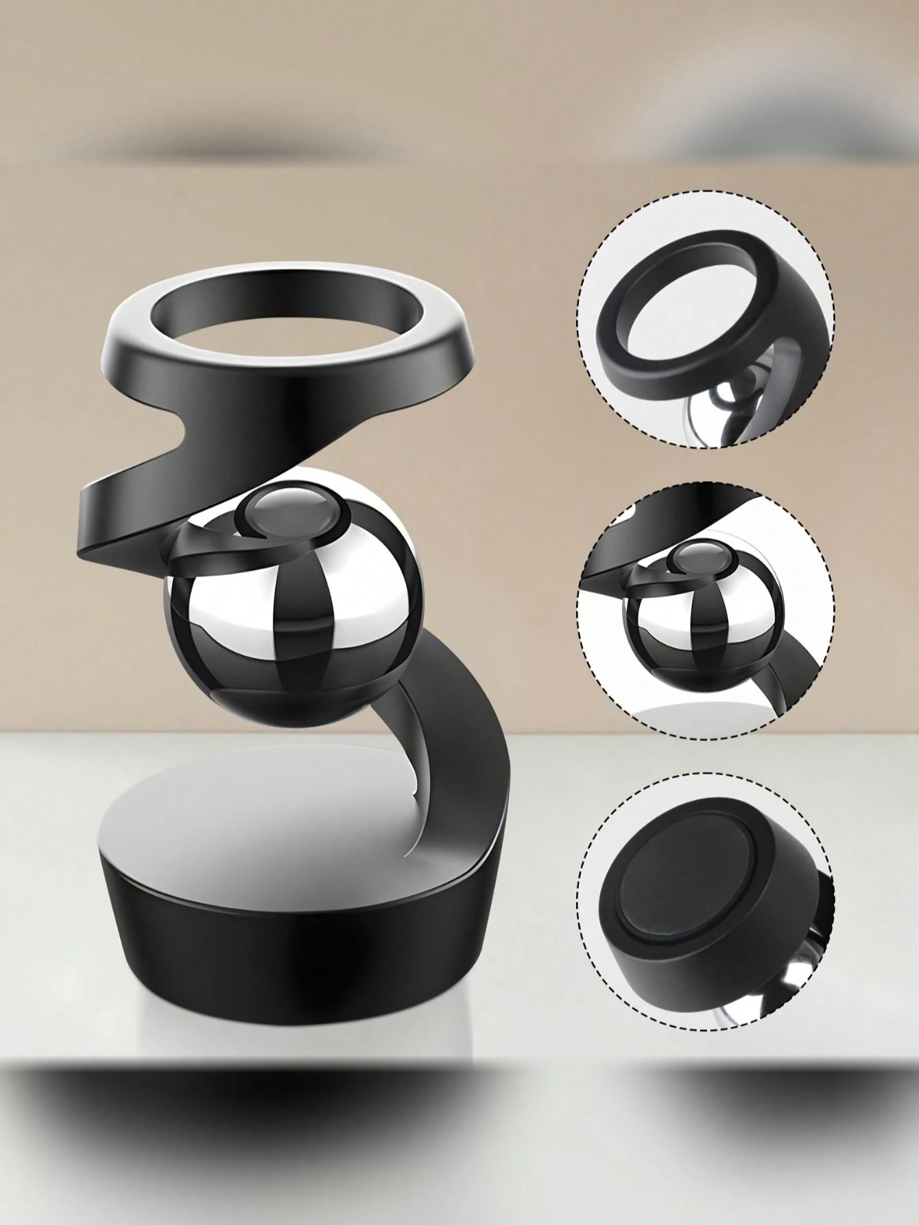 1pc Anti-Gravity Gyroscope Desktop Decor, Suspend Levitation Optical ...