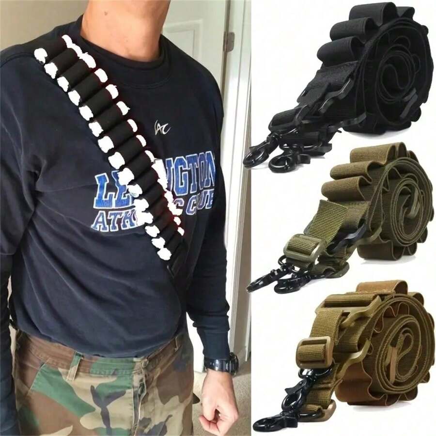 2-Point Adjustable Tactical Shoulder Strap With Quick Release Rotating ...