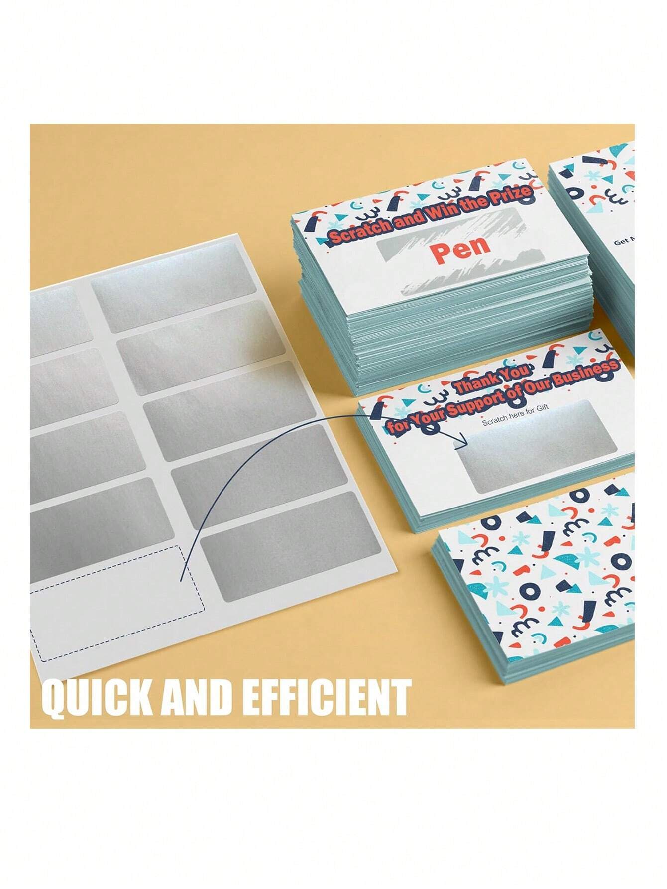 100pcs Grey Rectangular Scratch Off Labels, Dimensions: 4.8cm X 1.5cm, For Gender Reveal DIY ...