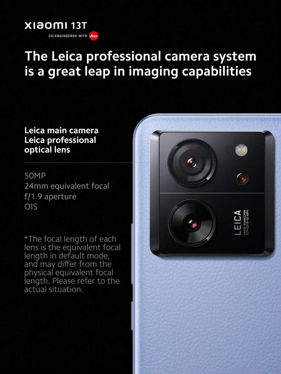 Xiaomi Smartphone Xiaomi 13T 5G, versión global, 12GB+256GB, procesador Dimensity 8200-Ultra ...