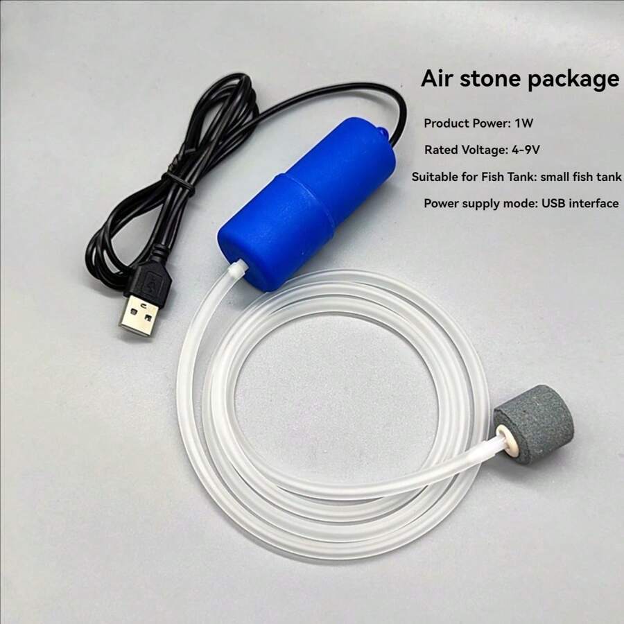 Small USB Household Aquarium Fish Aquarium Supplies Oxygen Pump Aerator ...