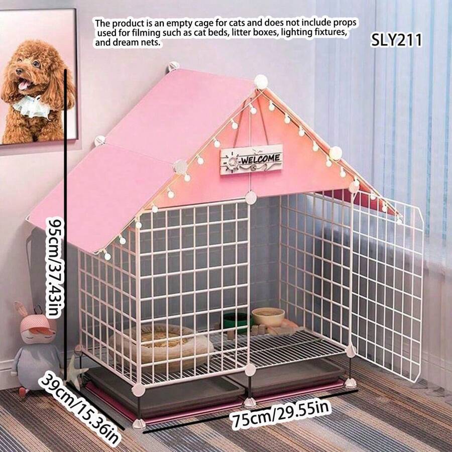 Luxury Cat House,Indoor Large Space Cat Cage For British Shorthair Cat ...