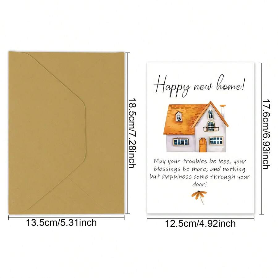 New Home Card, Housewarming, Congratulations On Your New House Card ...
