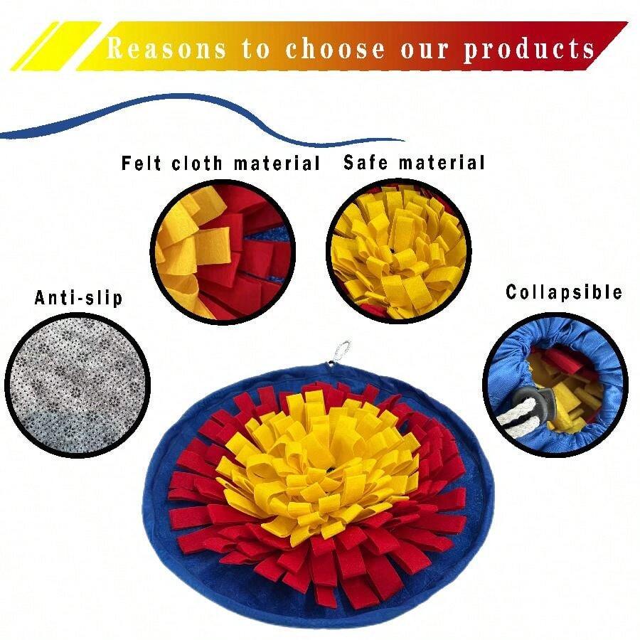 Snuffle Mat For Dogs, Interactive Sniff Mat For Slow Eating And Keep ...