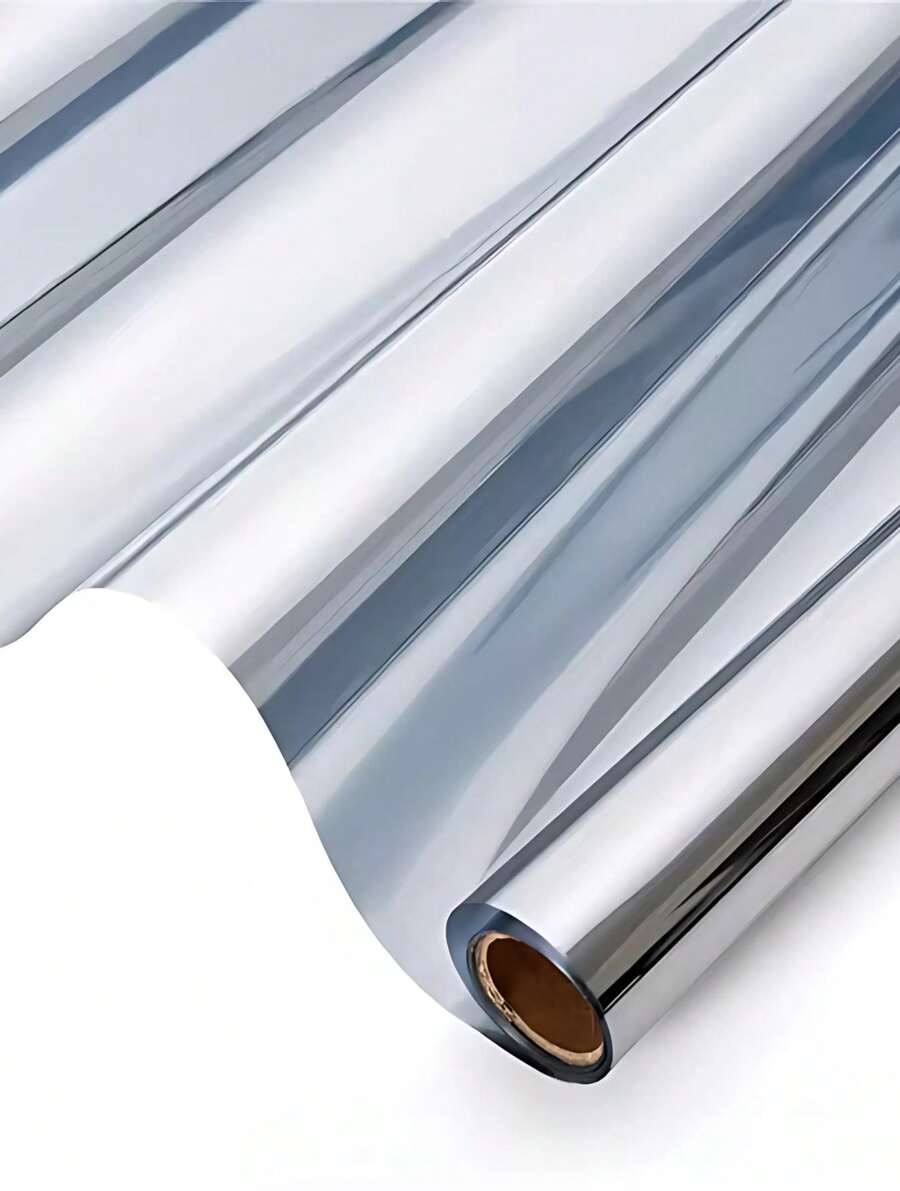 Silver/Smoke Mirrored Window Film 0.75x30m Residential And Automotive ...