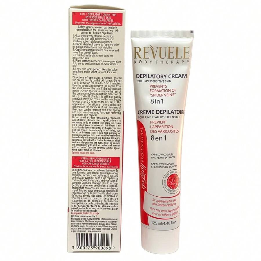 REVUELE Revuele Depilatory Cream For Hypersensitive Skin 8 In 1 With ...