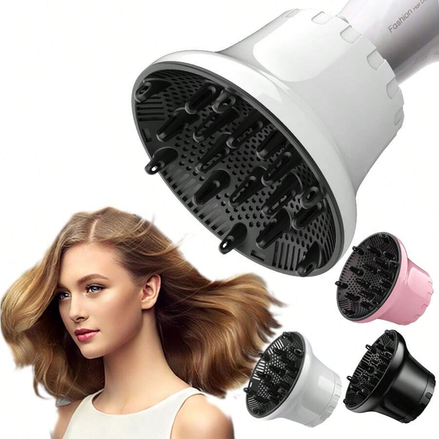Accessorio diffusore per capelli, diffusore universale per asciugacapelli da 1.4 a 3.15 pollici ...