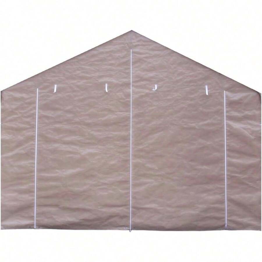 10' X 20' Tan Canopy Entrance Panel With Zippers (Front Panel) | SHEIN USA