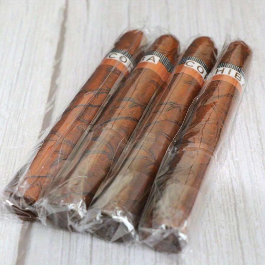 1/4 Pcs Funny Fake Cigar Prank Decor - Realistic Cuban Cigar Model ...