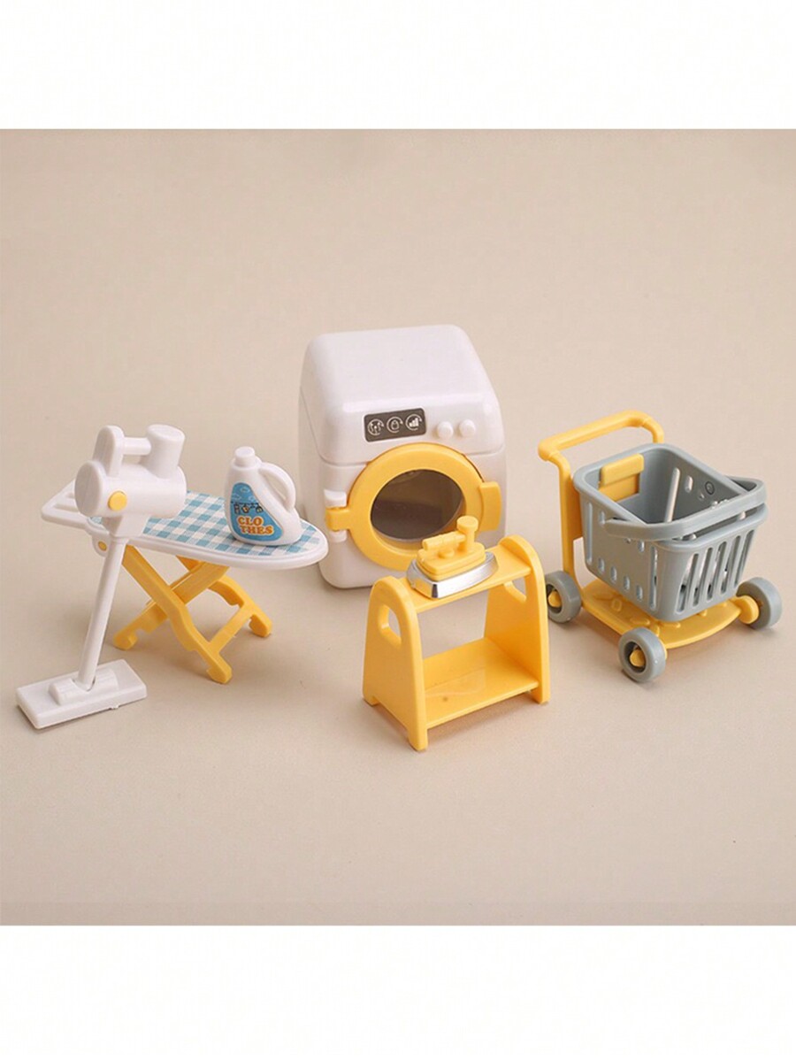 Realistic Miniature Washing Machine Toy Set, Teens Micro Mini Bathroom ...
