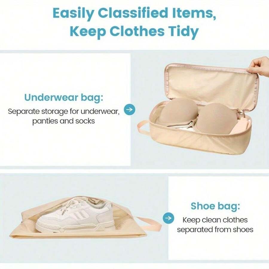 See Through Mesh Compression Packing Cubes - Packing Cubes For Travel ...