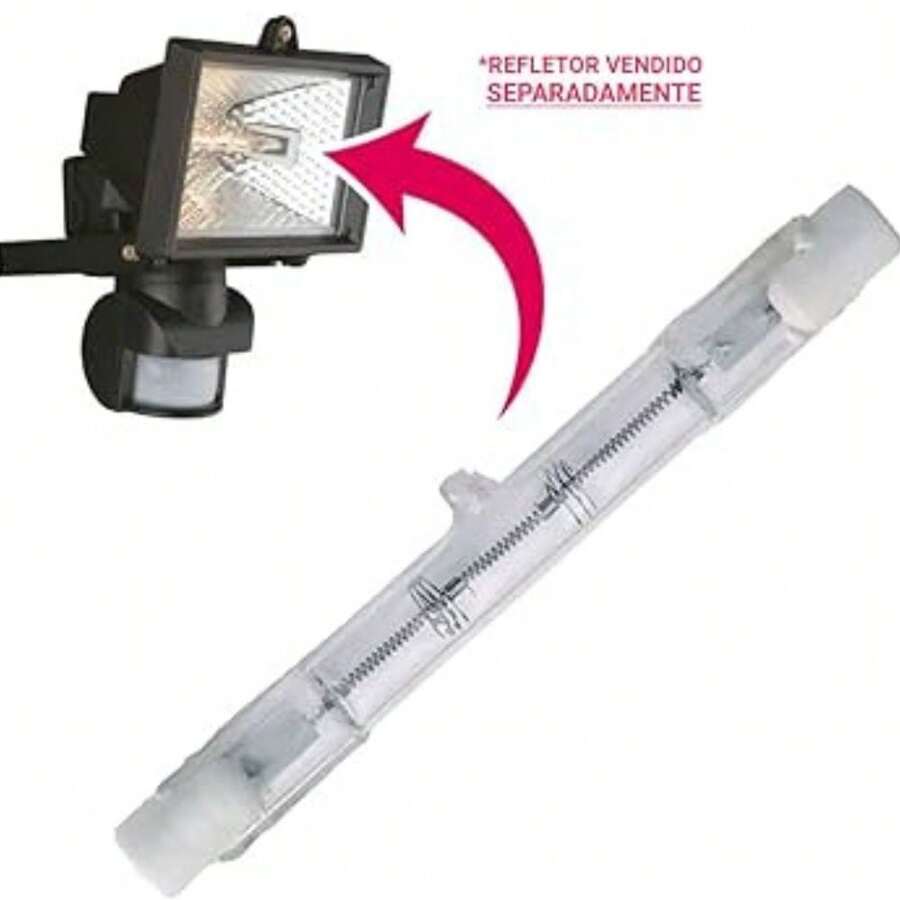 HALOGEN LAMP SPOTLIGHT PROJECTOR REFLECTOR 150W 127V J78 OUROLUX PALITO ...