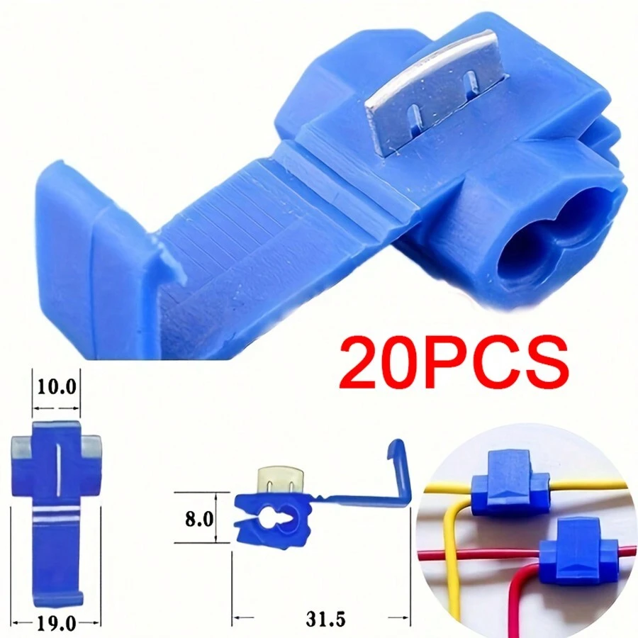 20pcs Durable Wire Connectors, Multi-Function Crimp Connectors, No Need ...
