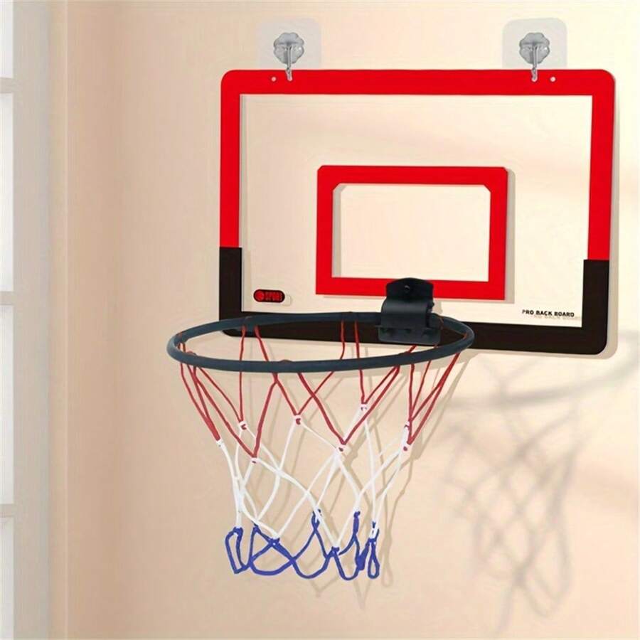 Easy-To-Install Collapsible Basketball Hoop - Wall-Mounted, No Drilling ...