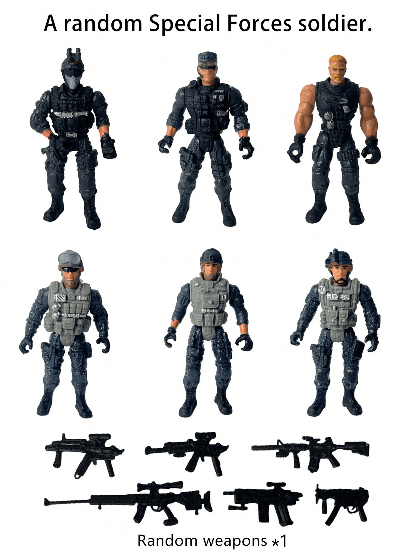 Realistic Soldier Model Figures,Movable Joint Anti- Special Forces ...