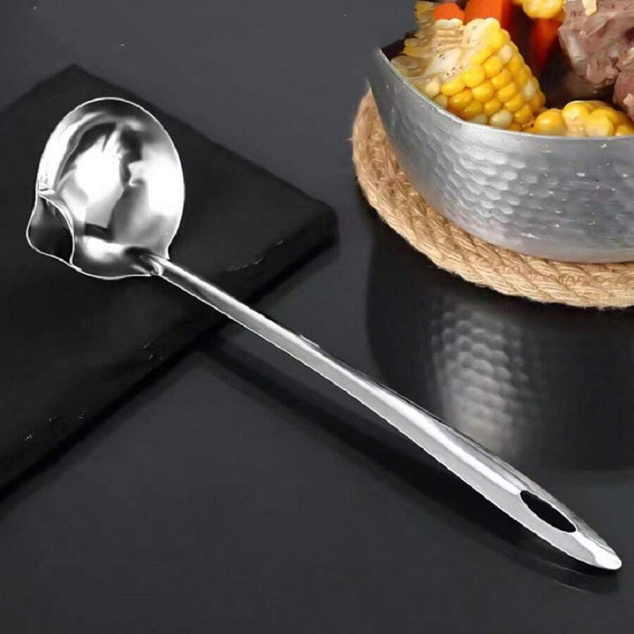 Stainless Steel Oil Separator Soup Spoon For Home Use, Commercial Soup ...