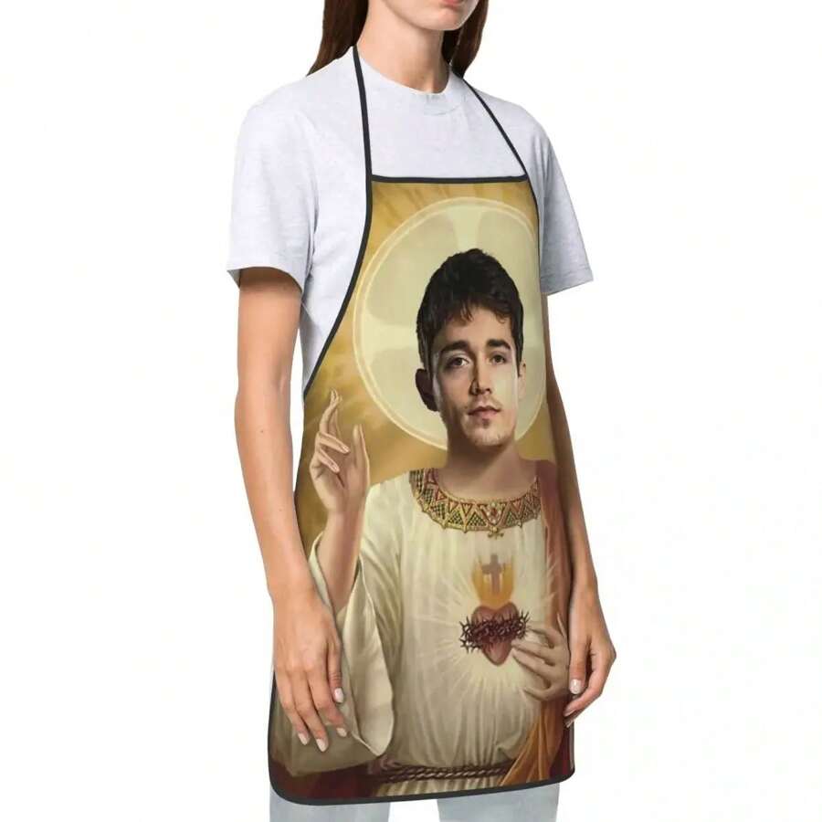 Saint Leclerc Charles Jesus Aprons Women Men Monaco Formula One Adult ...