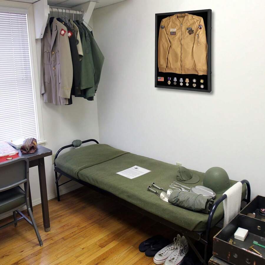 Military Uniform Display Case - Police Uniform Display Case - Lockable ...