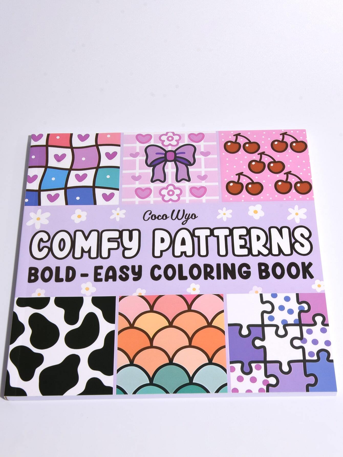 Comfy Patterns: Coloring Book Bold And Easy, Simple And Big Designs For ...