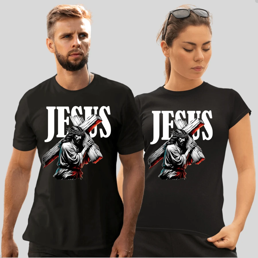 Kit 2 Camisas Gospel Casal Camisetas Evangelicas para Casal C122 | SHEIN Brasil