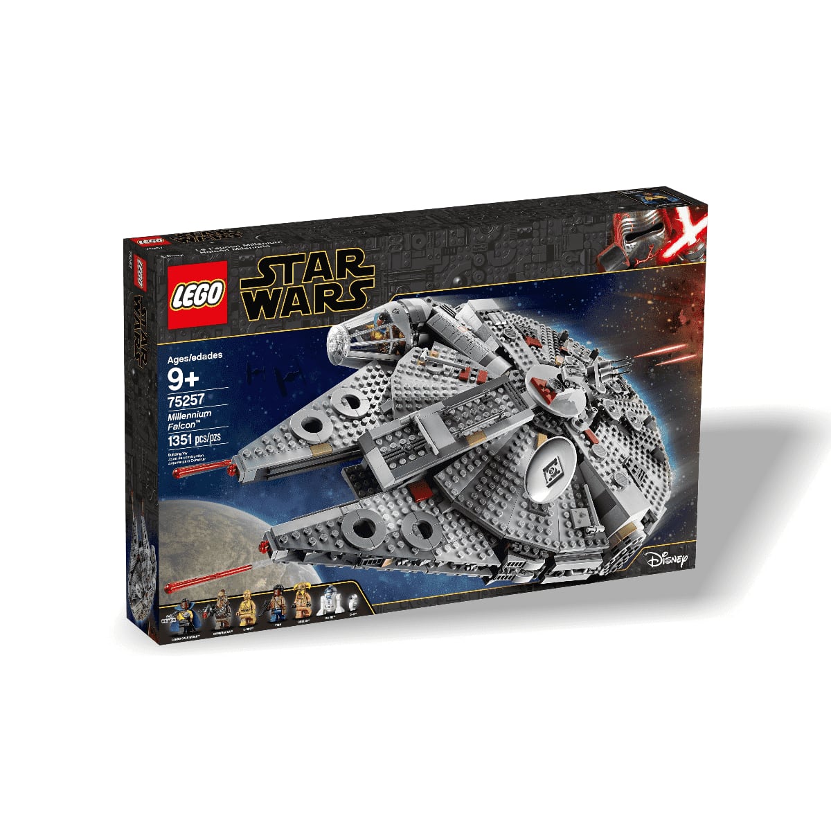 LEGO Star Wars Millennium Falcon 75257 Building Set - Starship Model ...