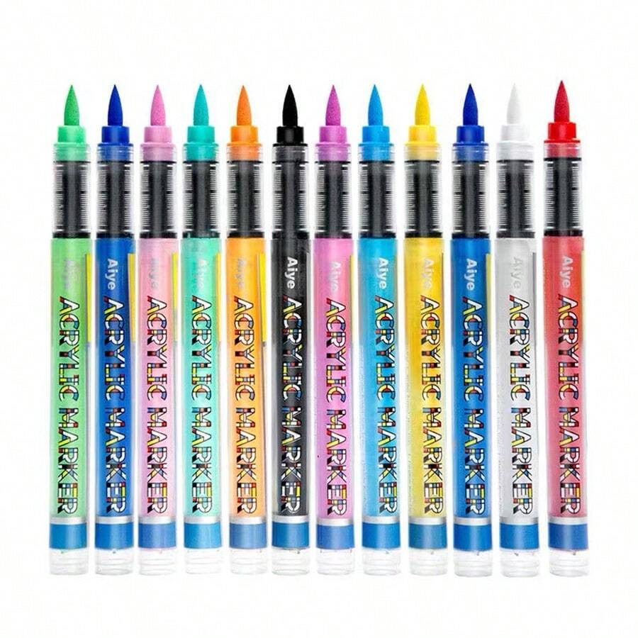 Liquid Brush Acrylic Markers: 24 Colors, 36 Colors, 48 Colors, New ...