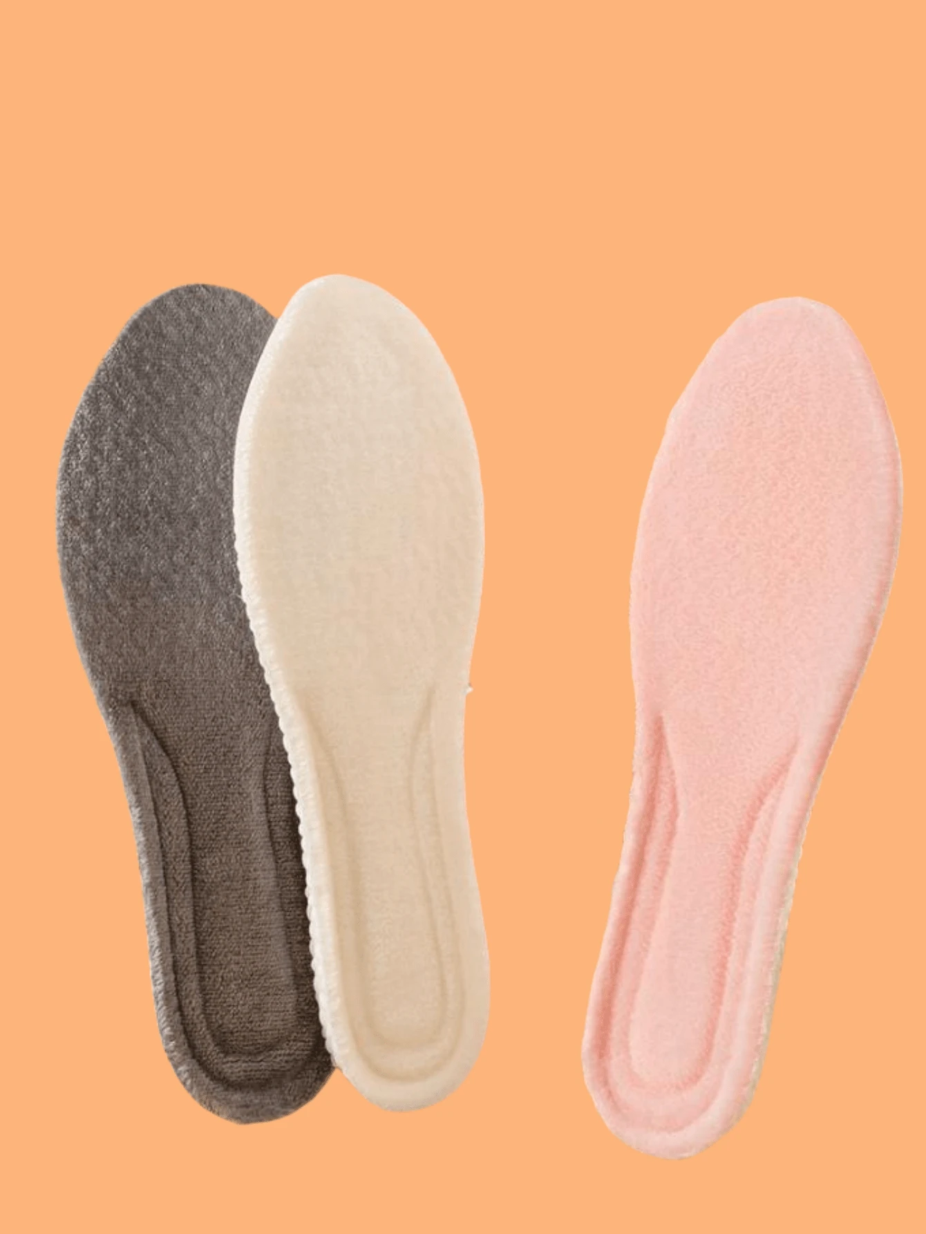 Warm Insole Winter Lamb Wool With Wool Thickening Can Be Cut For A Long ...