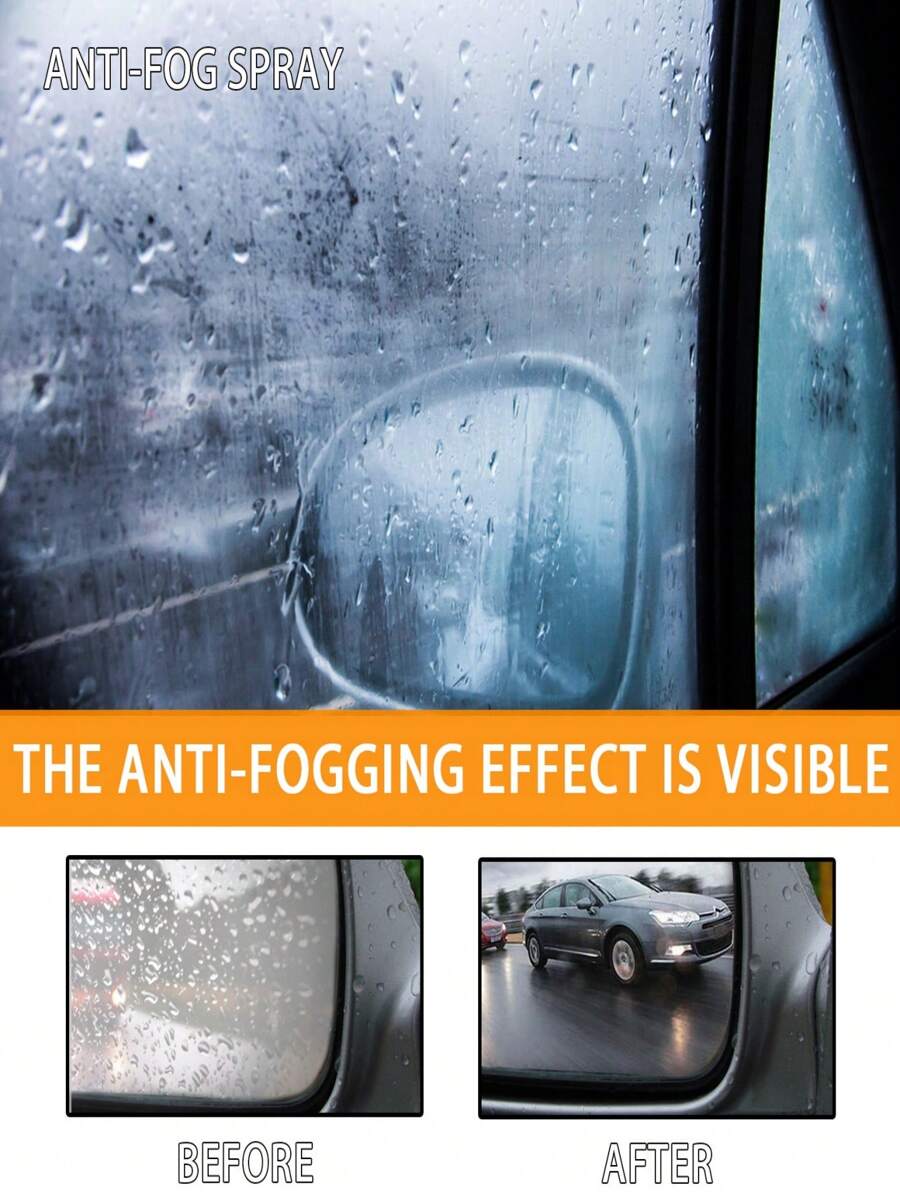 Portable Eyeglass Anti-Fog Spray, Car Windshield & Window Defogger For ...