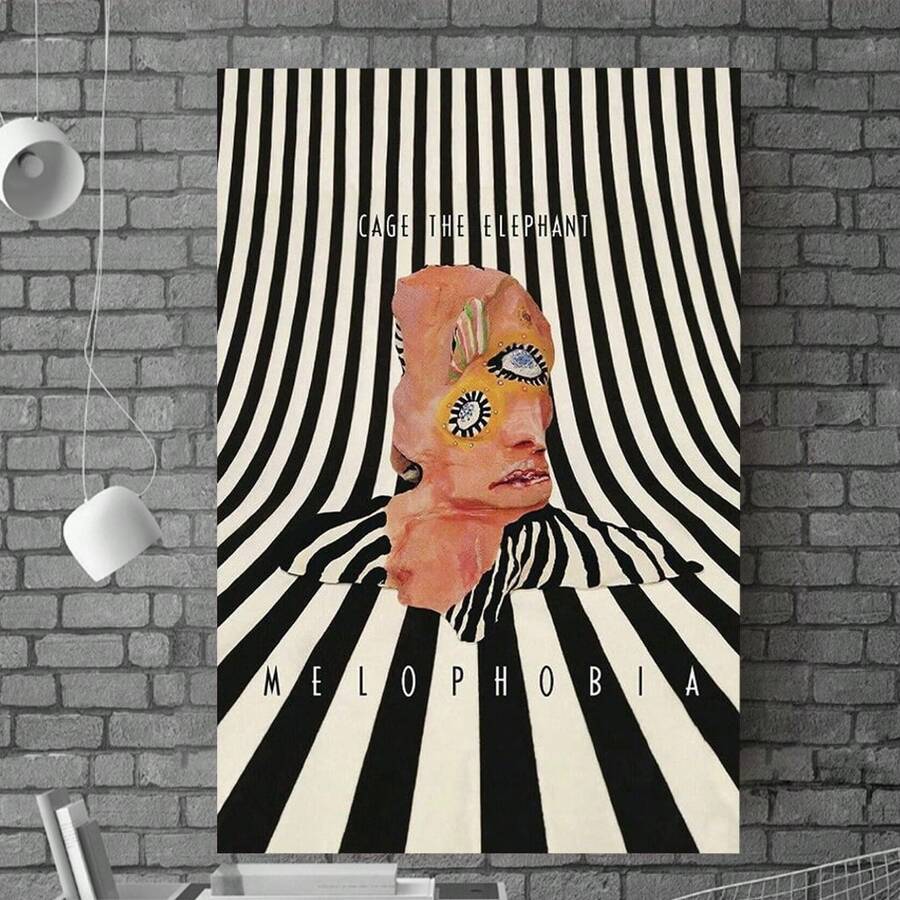 Cage Poster Elephant Melophobia Album Cover Canvas Poster, Bedroom ...