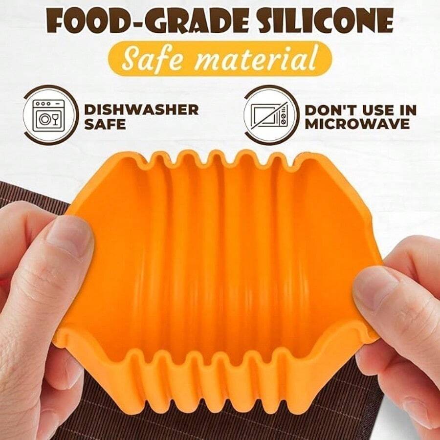 Silicone Hamburger Mold - Reusable Hamburger Press, Washable Sandwich ...