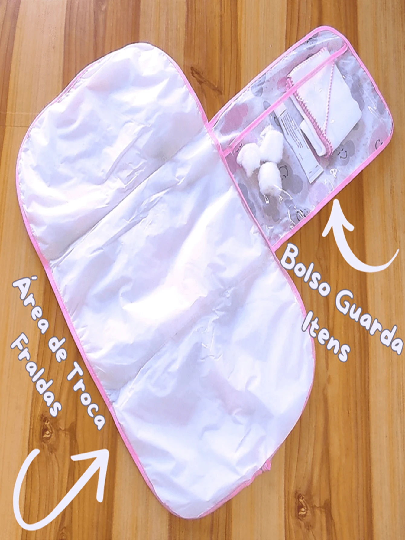 Portable And Foldable Diaper Changing Table With Utensil Holder | SHEIN USA