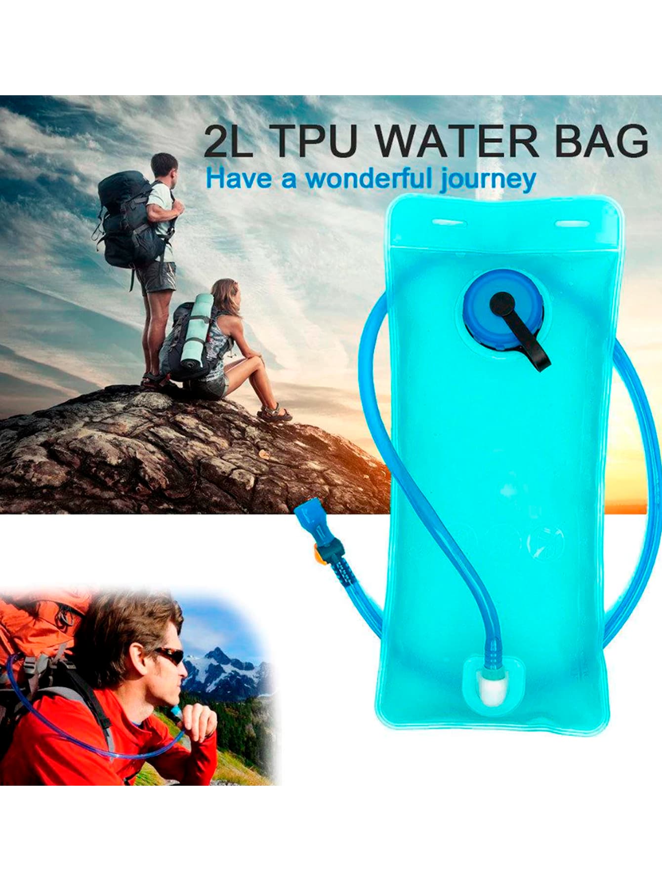 Hydration Refill Water Tank 2 Liters For Camelback Style Hydration ...