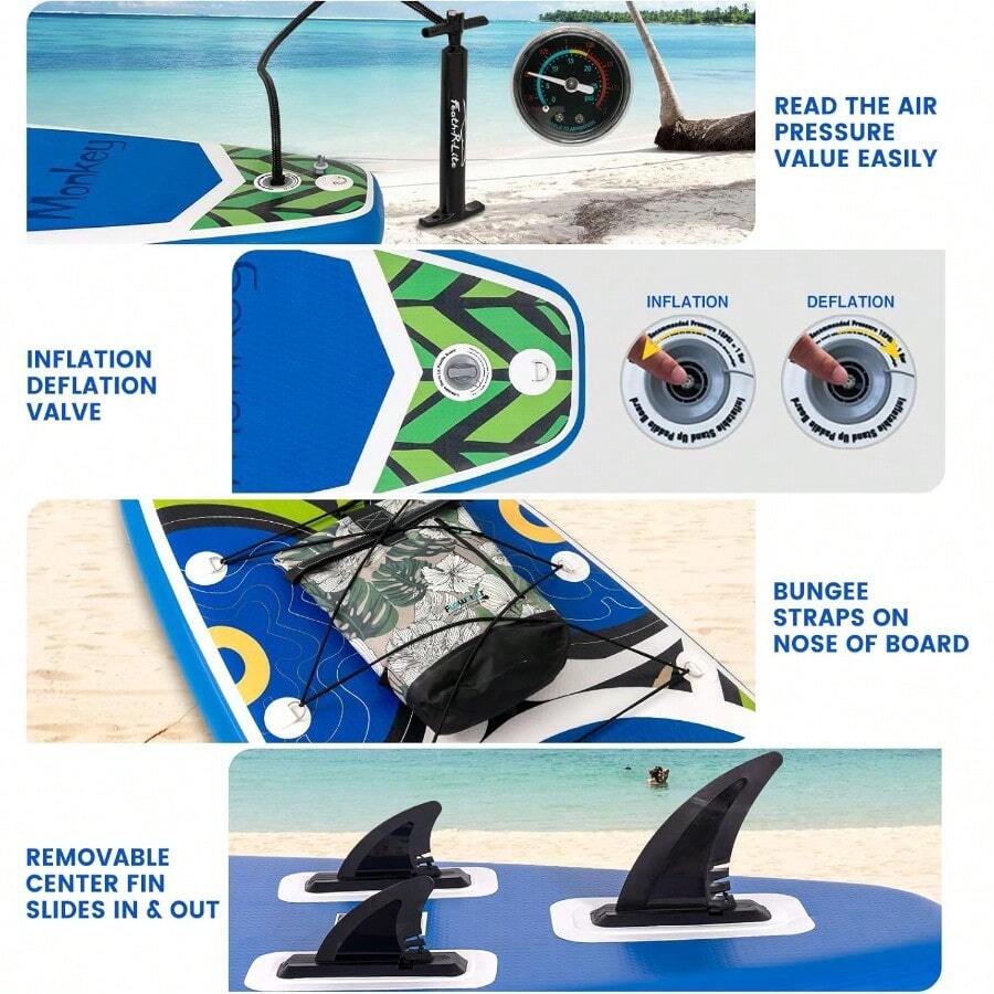Inflatable Paddle Board Stand Up Paddle Boards, Ultra Light Paddleboard ...