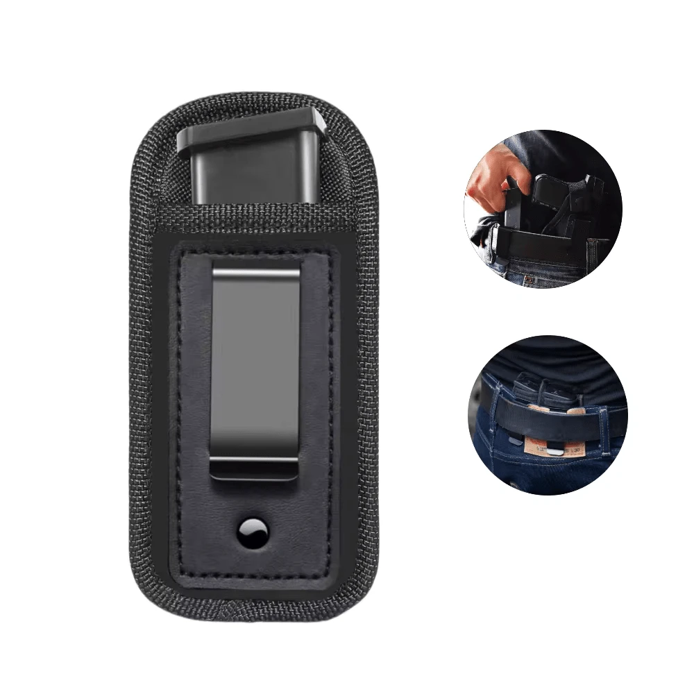 Magazine Pouch Holster Mag Holder Belt Clip For 9mm .40mm Pistol 19 21 ...