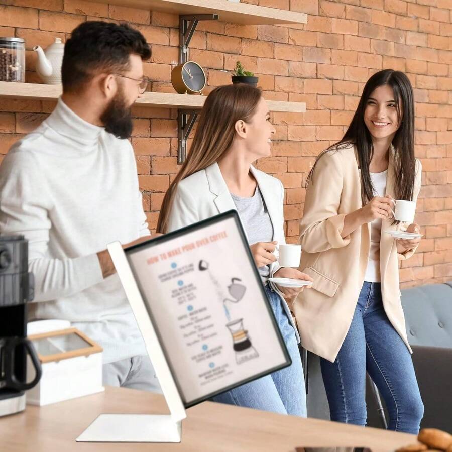 Desktop Display Board System | Desktop Podium File Organizer | A4 File ...