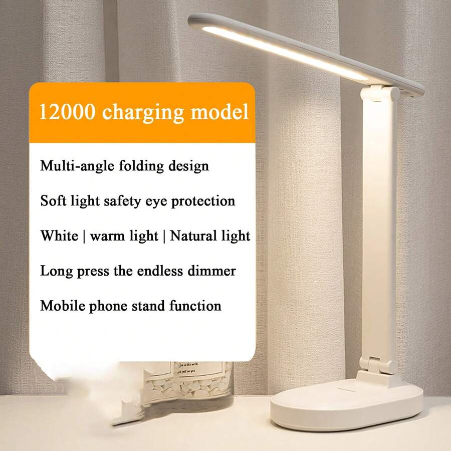 Foldable Adjustable Touch Control Dimming & Color Changing Desk Lamp ...