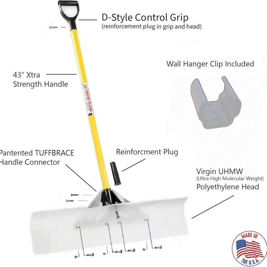 The Snowplow The Original Snow Pusher 30" Wide Model | SHEIN USA