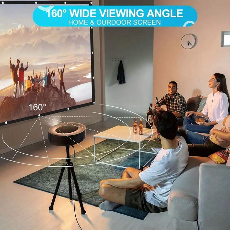 100 /120/150Inch 16:9 HD 4K 3D Projector Screen Is Suitable For Home ...