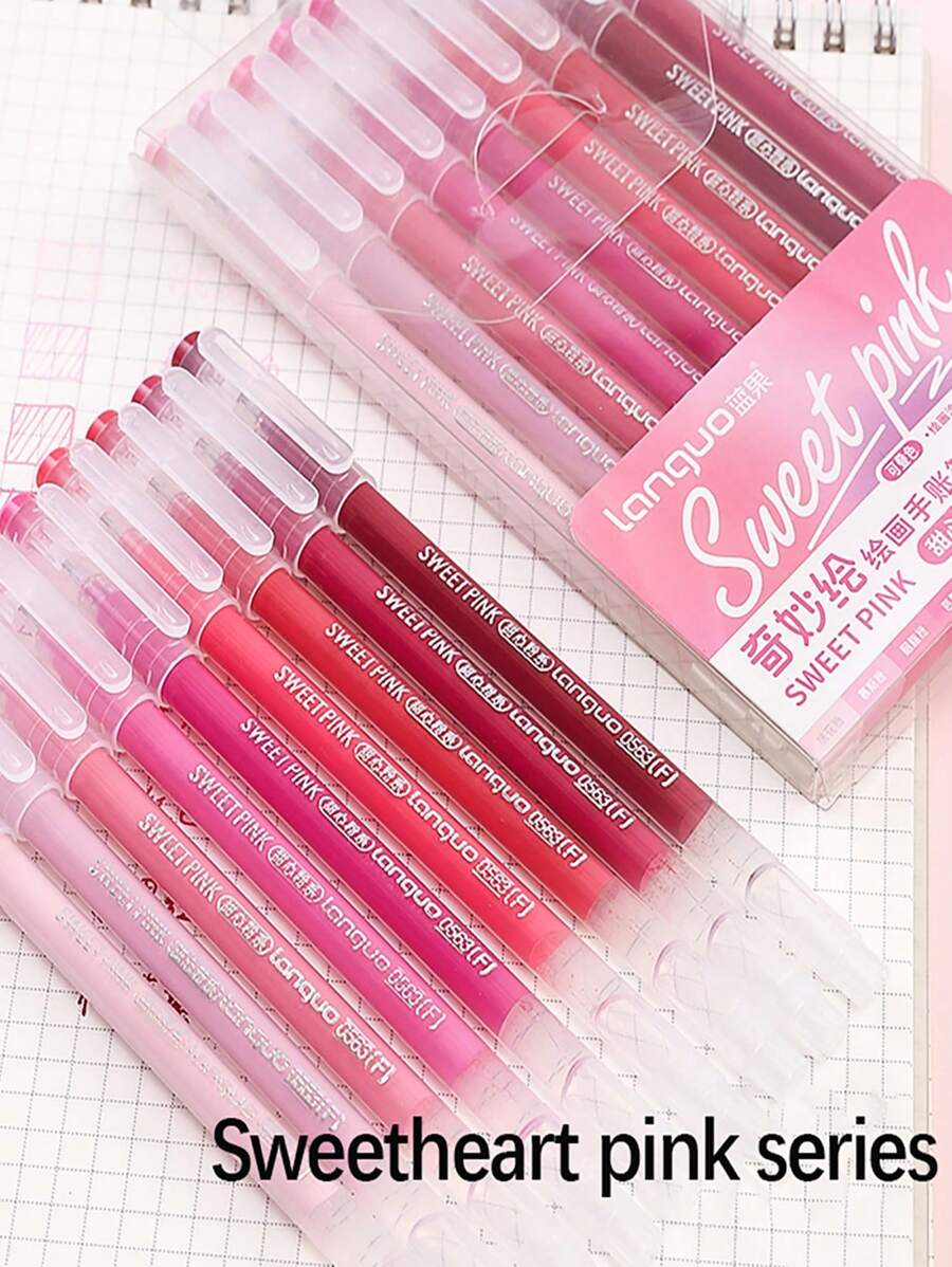 Languo 18 Color Graffiti Gel Pen,Full Needle Nib,High Quality Ink ...