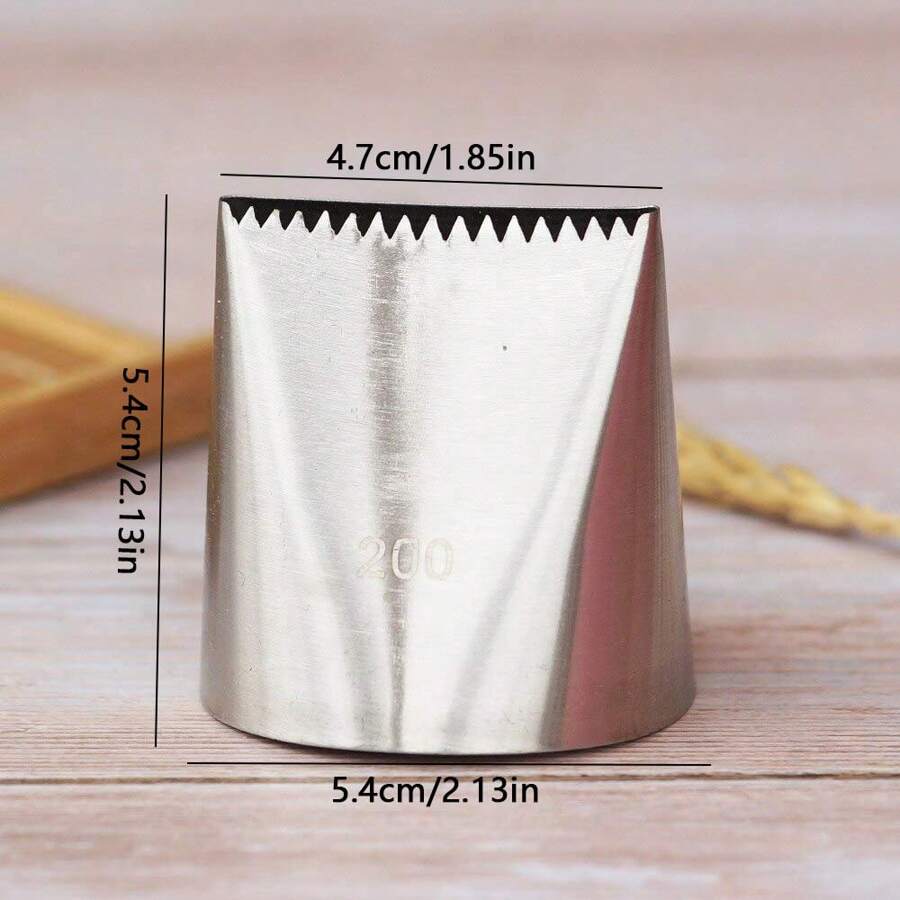 Pack Of 1 Piping Nozzles - Icing Piping Nozzles - Large Icing Piping ...